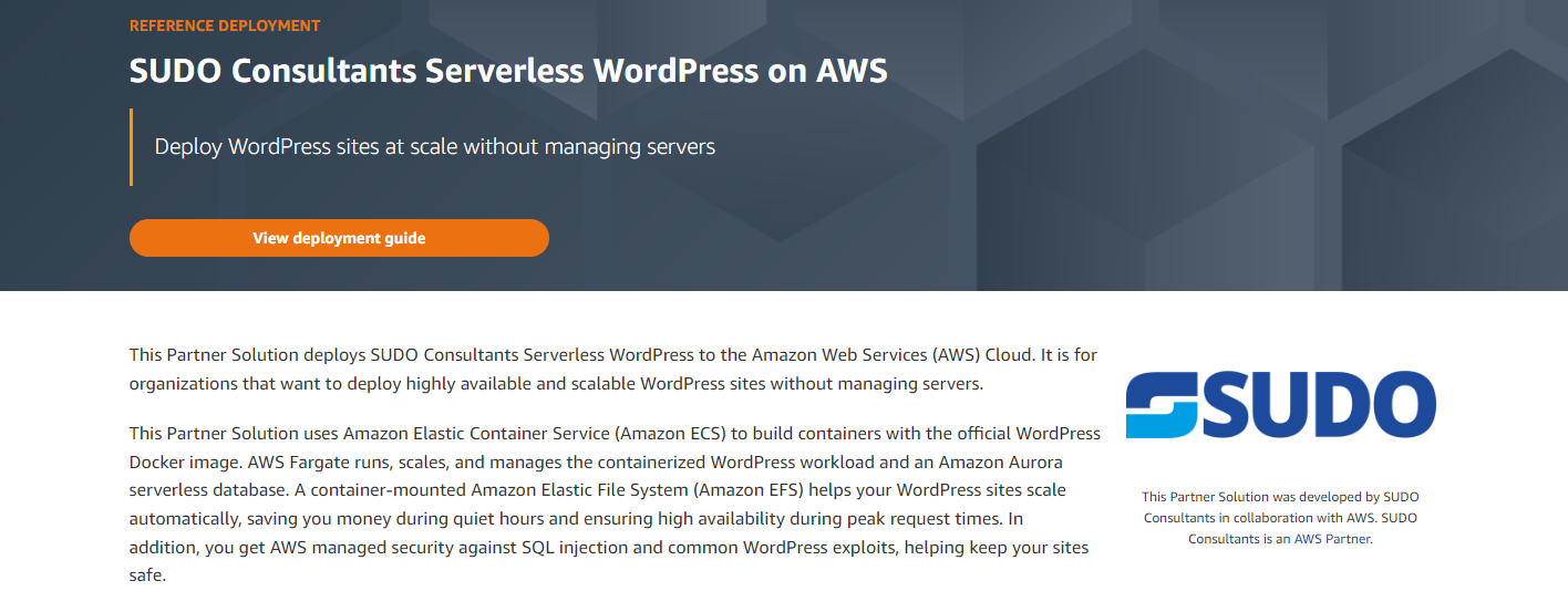 SUDO: Leading AWS Partner | SUDO Consultants SUDO: Leading AWS Partner | SUDO Consultants